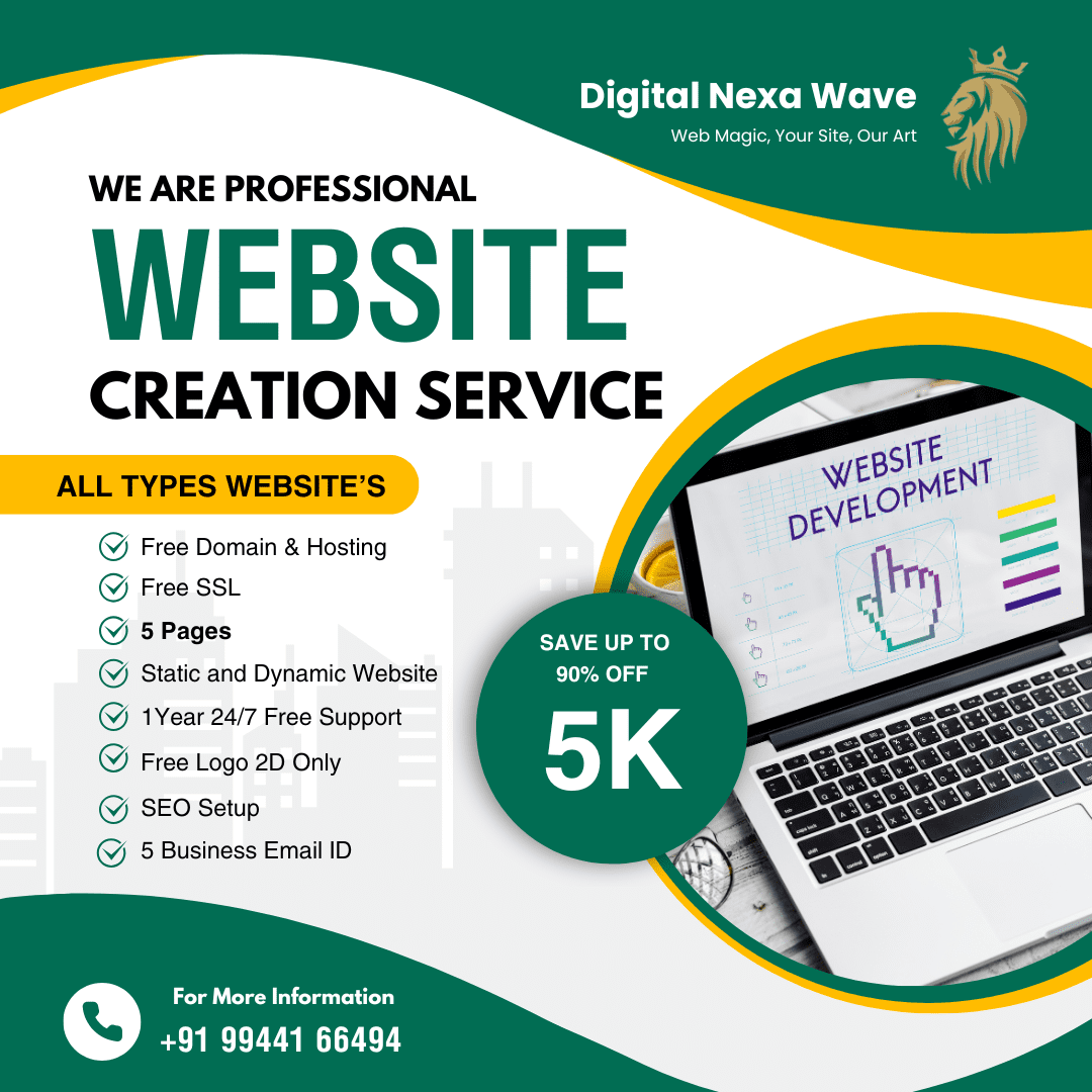 Website Design Portfolio | Creative Digital Marketing Agency in Tamil ...